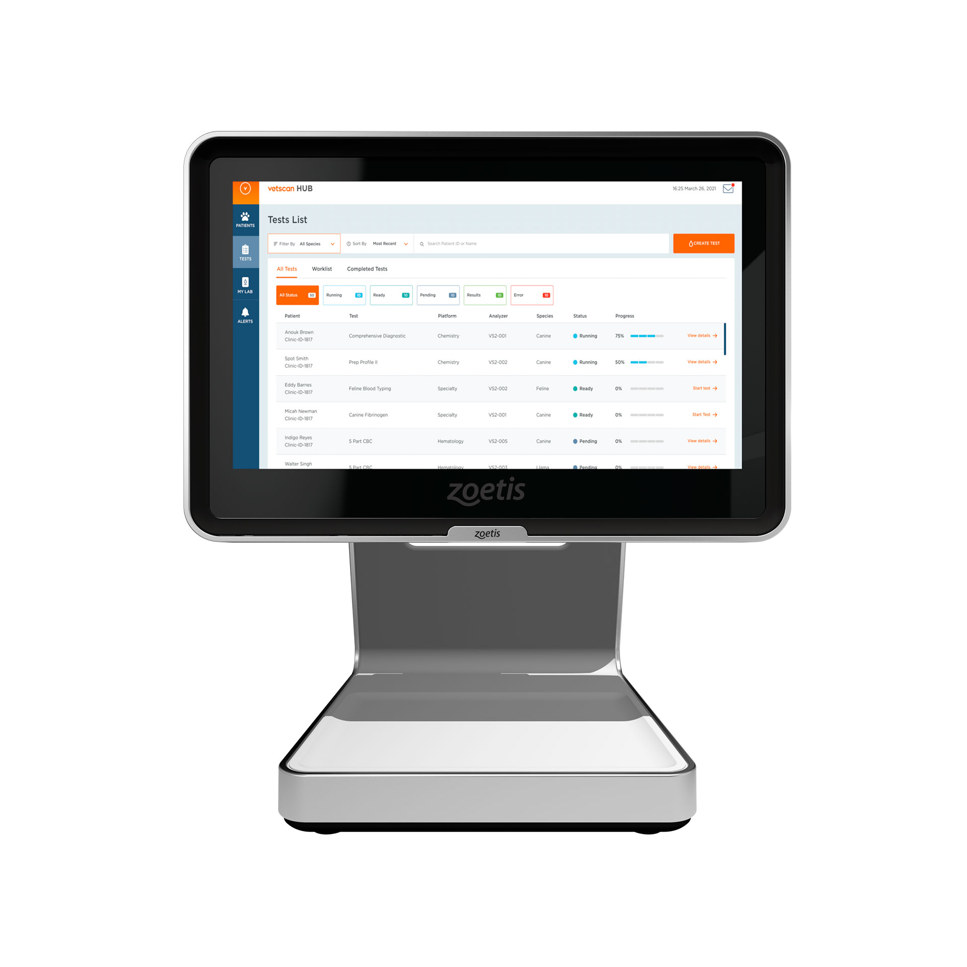 Vetscan Hub - Triolab - Website